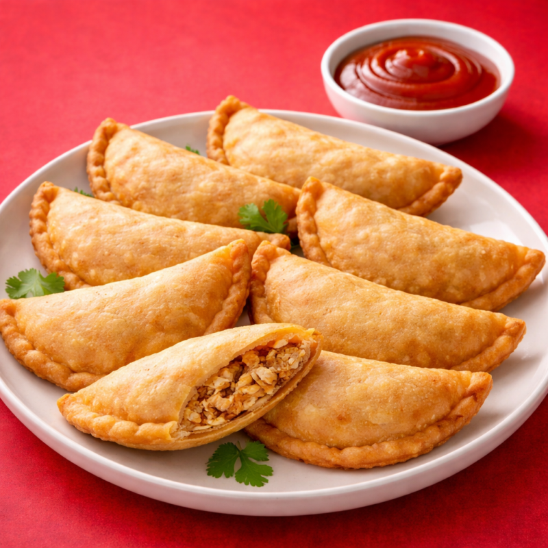 Beef Samosa – 12 PCs | Frozen & Unfried | Ajwa Foods – Ajwa Foods
